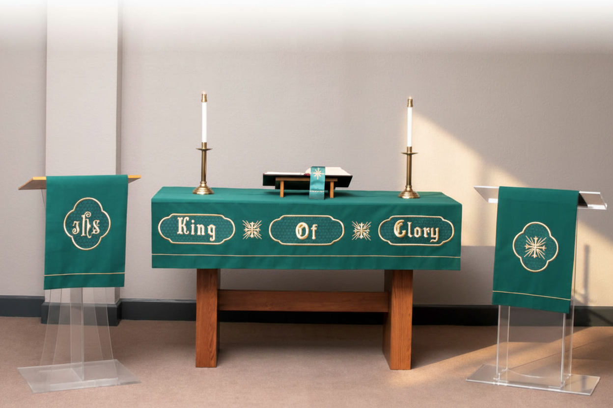 Asbury Series “Green King of Glory” Parament Collection