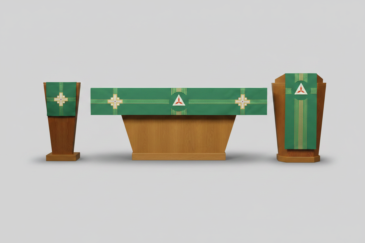 Kingdom Cross “Green Trinity” Parament Collection